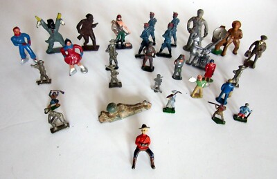 30 piece Collection of Vintage Hand Painted Lead FIGURES | eBay