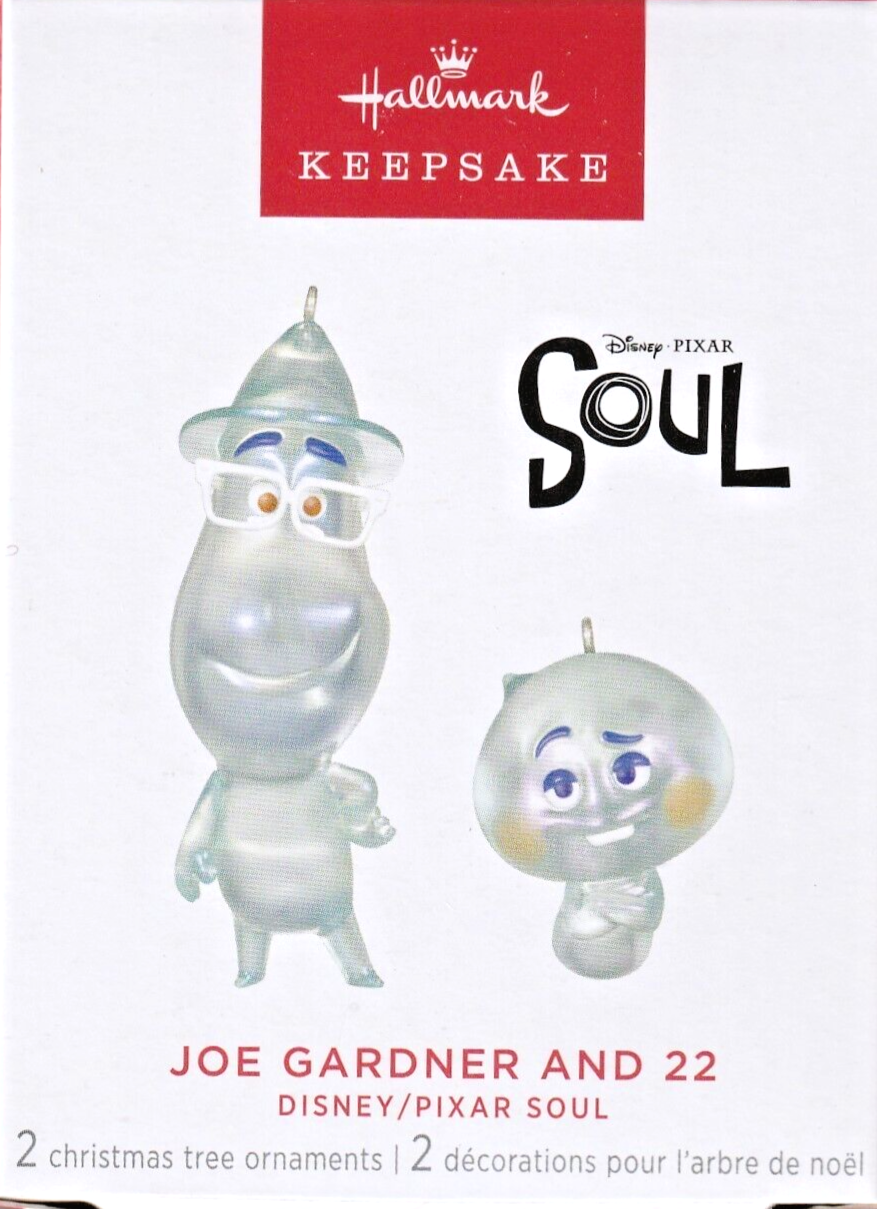 Hallmark Disney SOUL Joe Gardner and 22 Set of 2 Ornament LIMITED ...