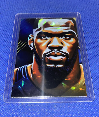 2023 UFC Jon Jones Caricature Cartoon Custom Holo Refractor Foil Card ...