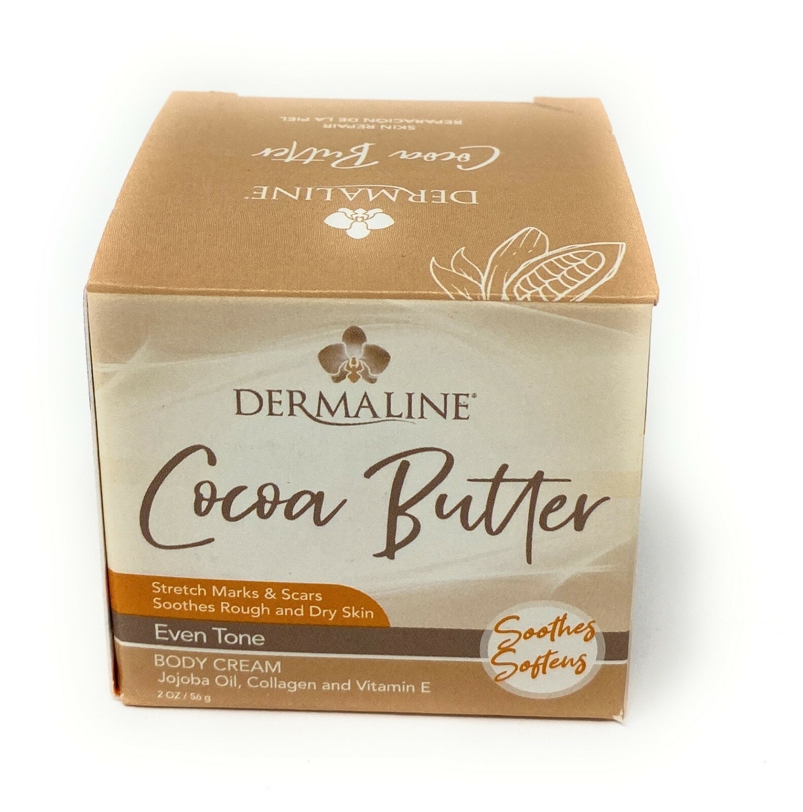 Dermaline - Cocoa Butter Body Cream with Jojoba Oil Collagen and ...