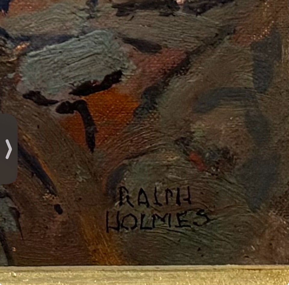 Ralph Holmes Original Painting Art Early California Impressionist Landscape | eBay