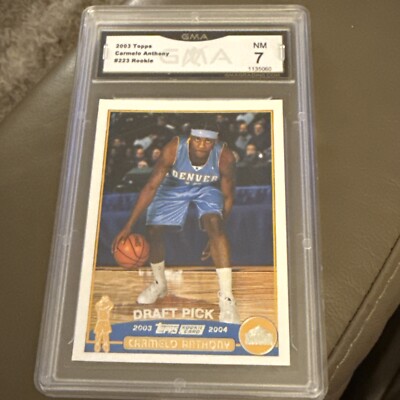 2003-04 Topps - 2003 NBA Draft Pick #3 Card #223 Carmelo Anthony (RC ...