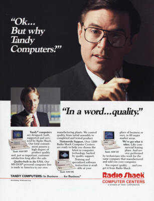 1987 Tandy Computers: But Why Tandy Vintage Print Ad | eBay