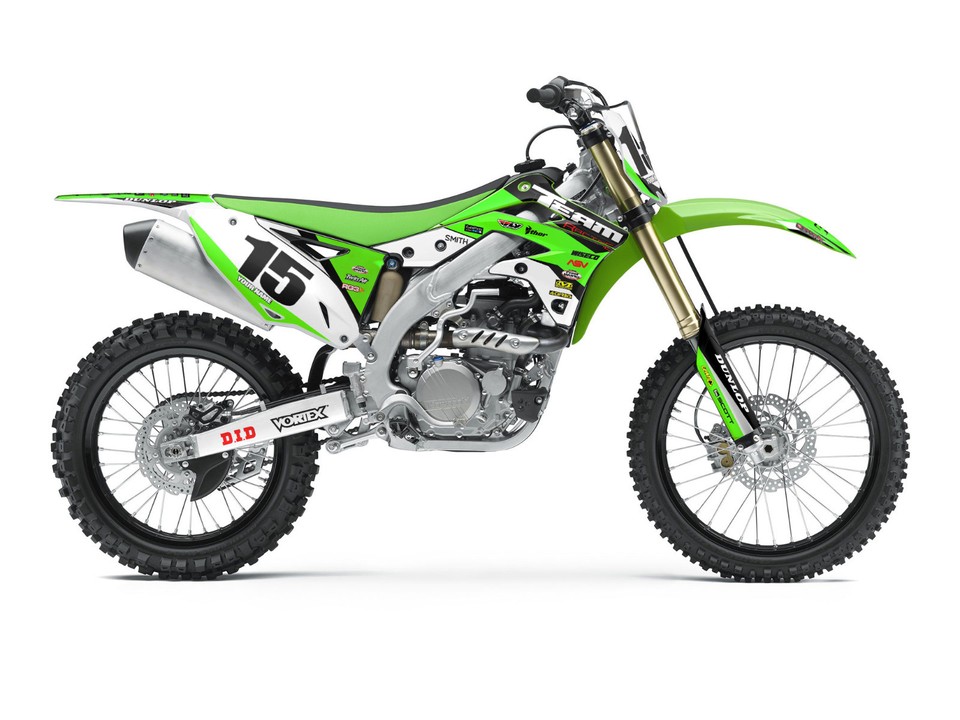1992-1993 KAWASAKI KX 125 250 KX125 KX250 GRAPHICS KIT DECALS DECO MX ...