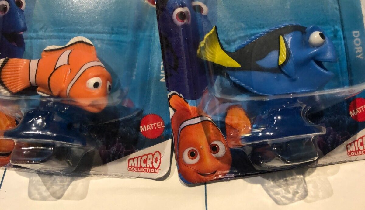 Nickelodeon Finding Nemo Figures Set of 2 Nemo and Dory | eBay