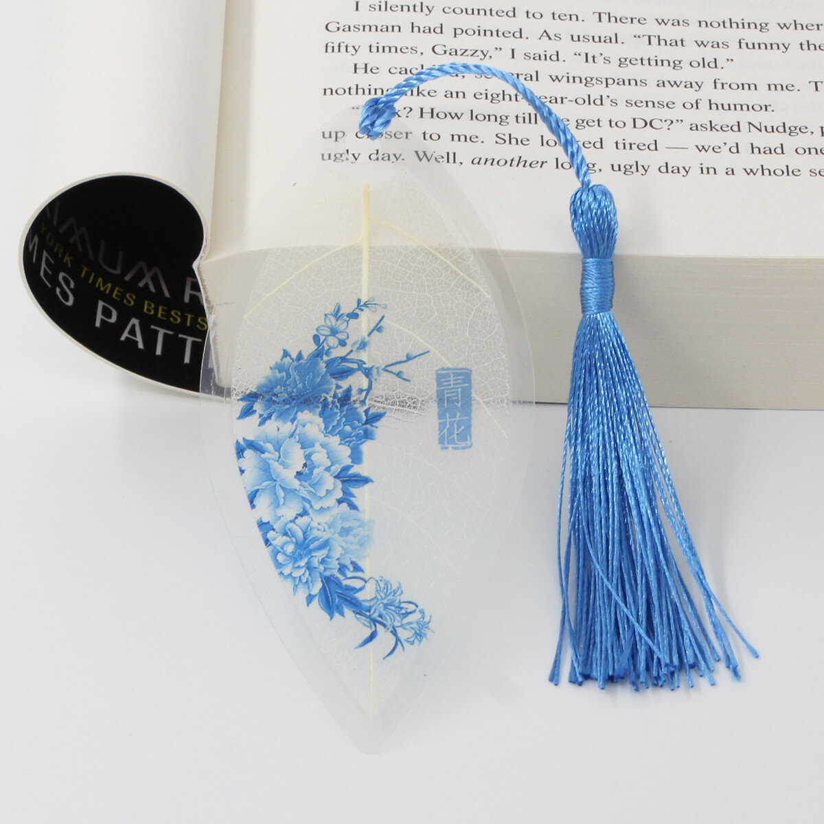 6Pcs Handmade Leaf Vein Bookmarks with Tassels Chinese Paintings Best ...