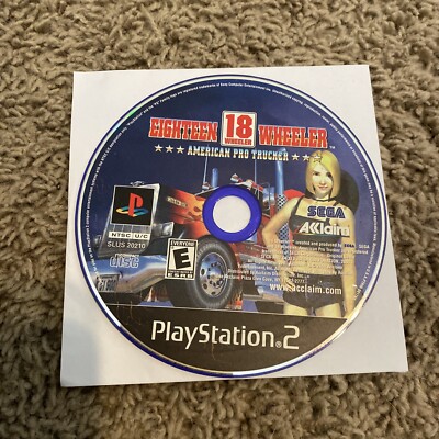 18 Eighteen Wheeler American Pro Trucker PS2 Sony PlayStation 2 Disc ...