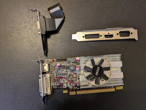 MSI AMD Radeon HD 6450 Low-Profile Graphics Card 1GB DDR3 SDRAM PCI ...
