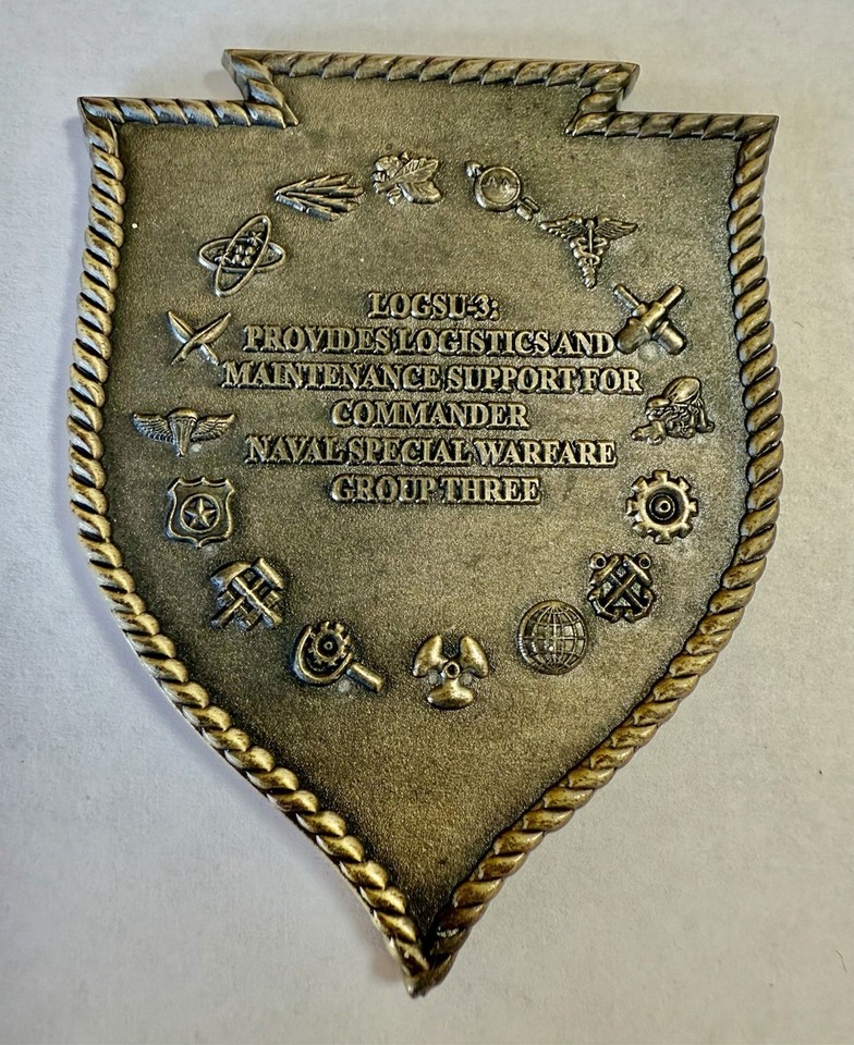 Awesome NSW Navy Special Warfare Logsu Three Challenge Coin LOGSU 3 | eBay