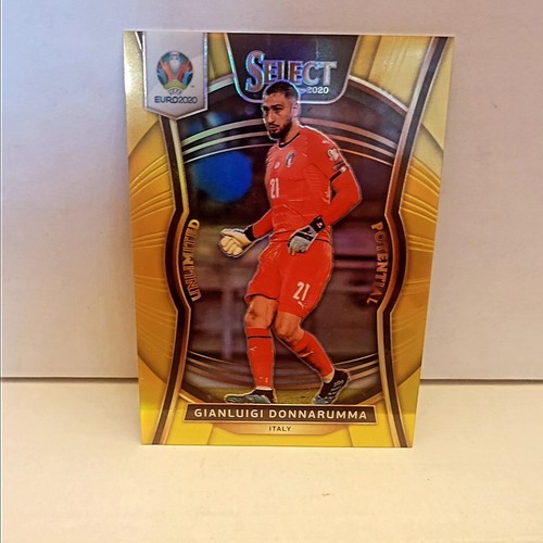 2020 Panini Select Euro GIANLUIGI DONNARUMMA Gold Card 1/10 Italy PSG ...