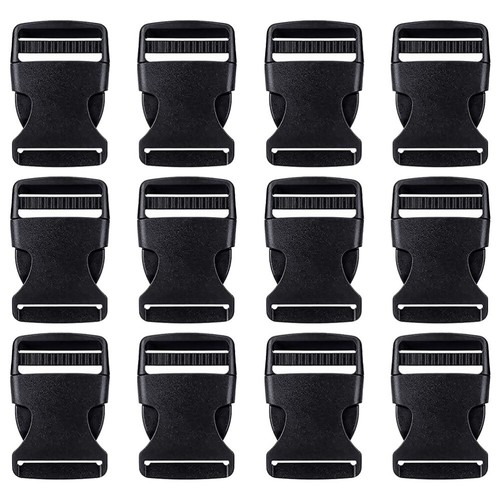 12 Pcs Nylon Webbing Buckle Travel Plastic Buckles for Fastening ...