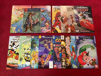 Disney Comics Mickey Mouse, Donald Duck, Peter Pan, Tink, Pixar, The ...
