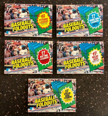 🔥1983 Topps Foldouts Complete 85 Player Set - Ryan Bench Rose Schmidt🔥 ...