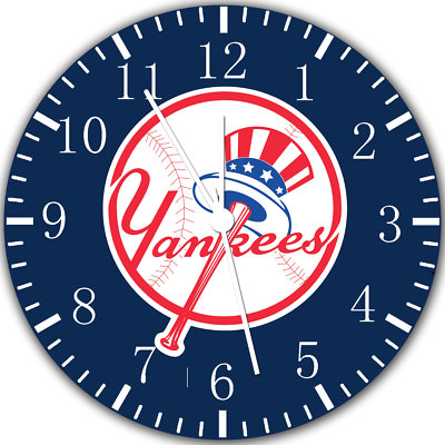 New York Yankees Frameless Borderless Wall Clock Nice For Gifts or ...