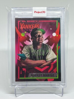 2021 Topps Project 70 Mickey Mantle by Mikael B. #328 New York Yankees ...