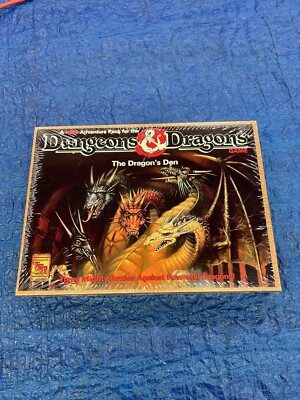 The Dragon's Den TSR D&D Dungeons & Dragons Board Game NEW/Factory ...