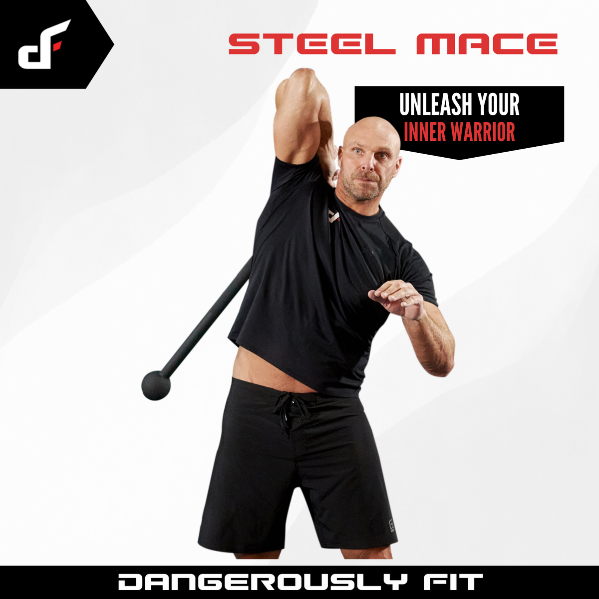 Steel Mace Dangerously Fit Adjustable Mace Bell - Weight Plate Loaded ...