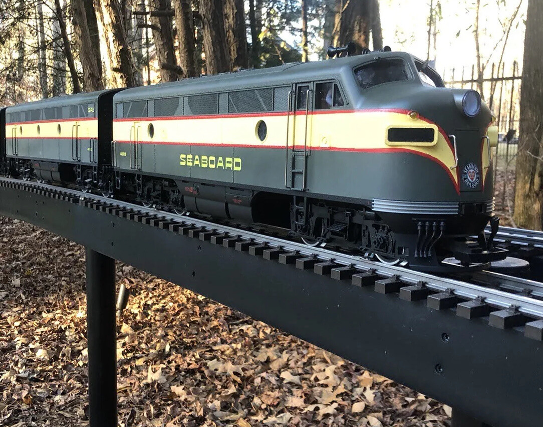 LGB G scale F7 AB Custom Seaboard RR paint. Freight Scheme, Sound | eBay
