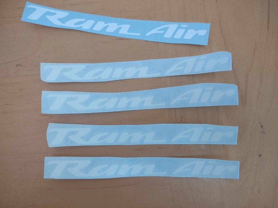 93-02 PONTIAC FIREBIRD TRANS AM WS6 RAM AIR REPLACEMENT HOOD DECALS 2 ...