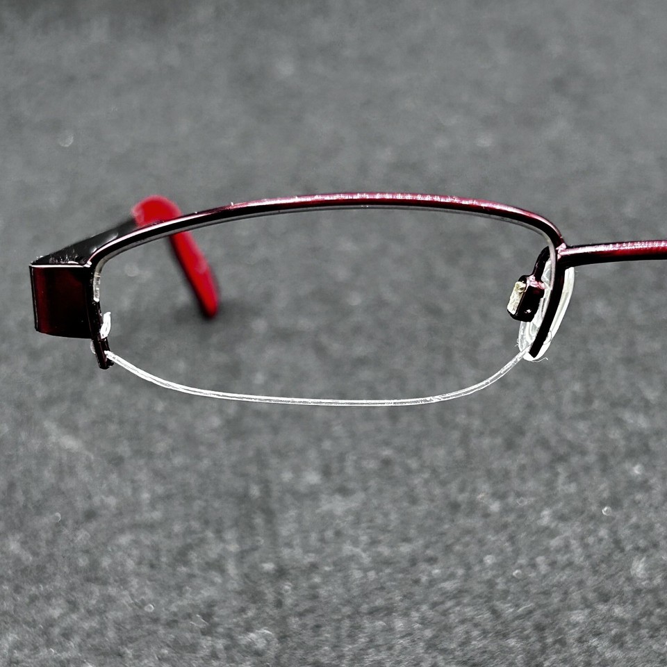 Gloria Vanderbilt GG 4013 Half-Rim Eyeglasses Frame Wine Flex 50-19-135 ...