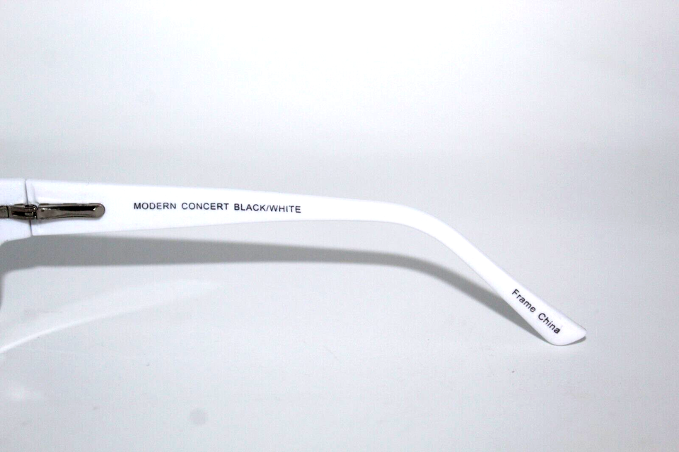 NEW MODERN OPTICAL CONCERT BLACK/WHITE AUTHENTIC EYEGLASSES FRAMES 53 ...