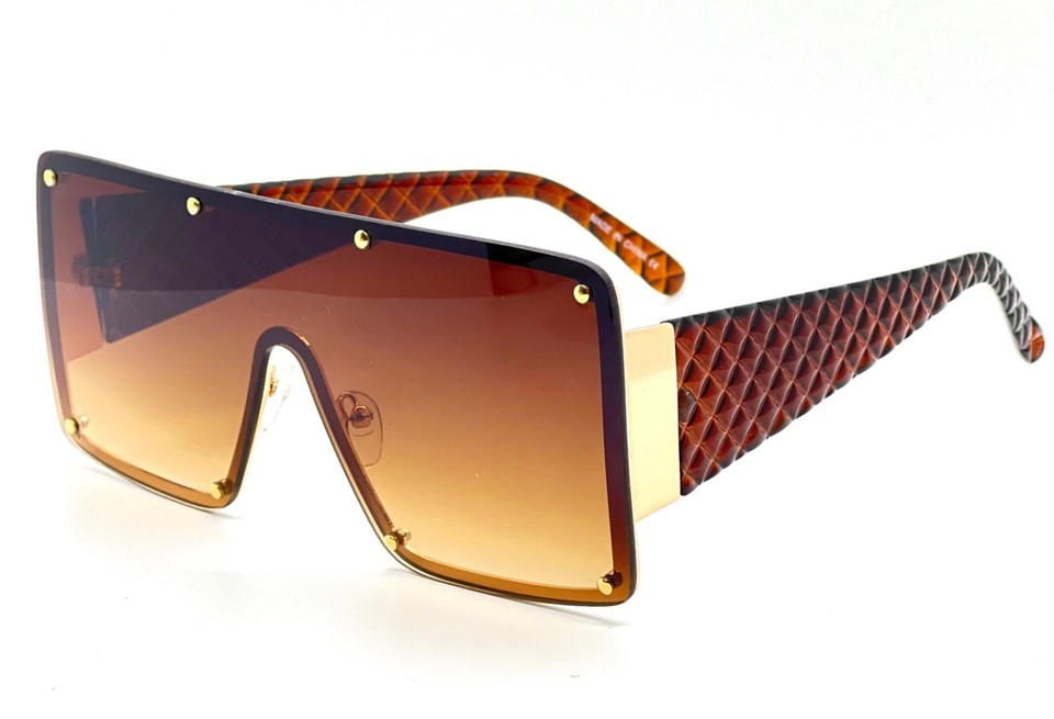 Women Fashion Sunglasses Designer Oversized Square Large Shades Luxury ...