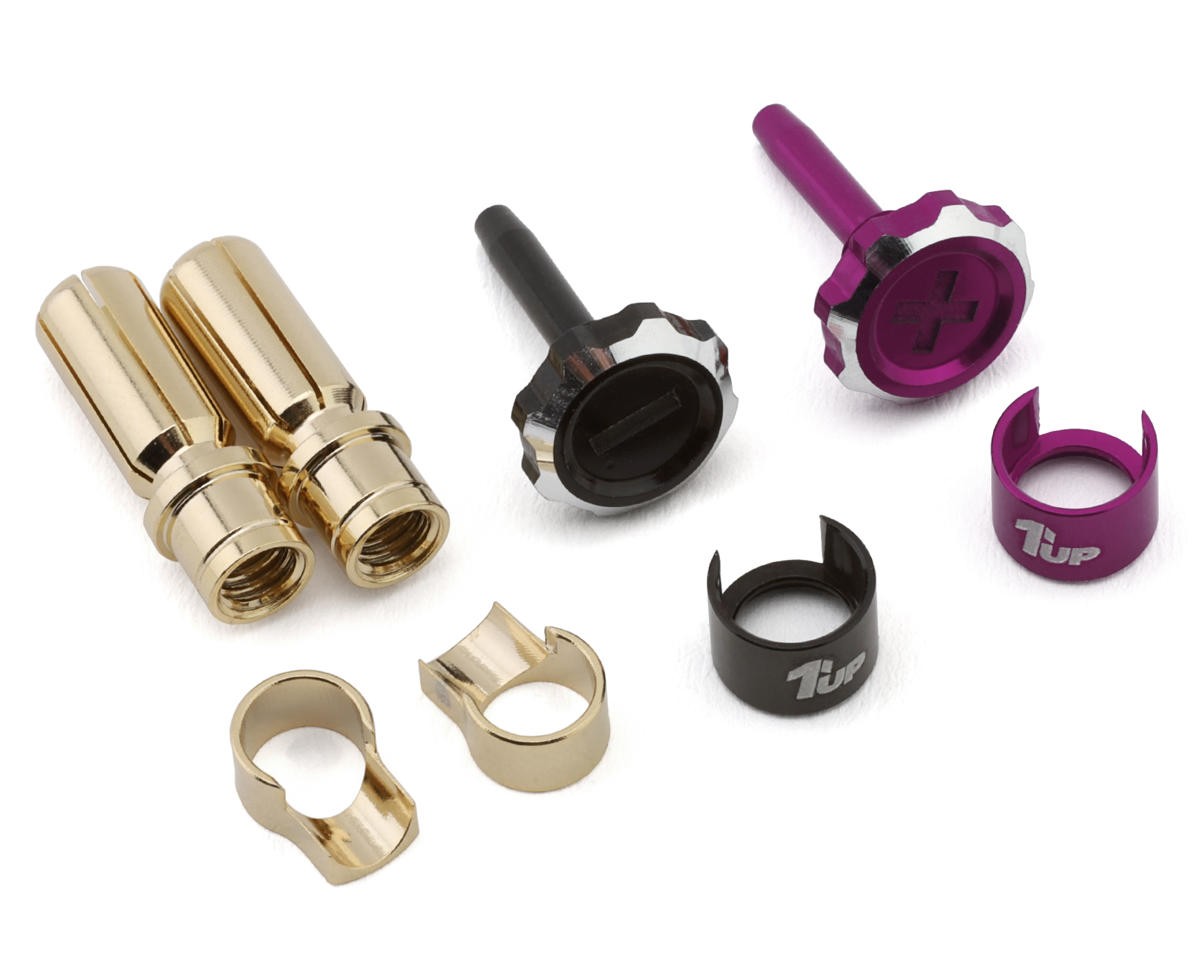 1UP Racing "Lockdown" Adjustable Bullet Plug Grips w/5mm Bullets ...