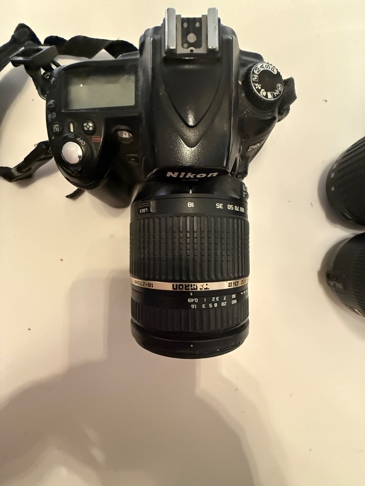 nikon D90 dslr camera with a selection of lenses Nikon.- 18-70 Nikon ...