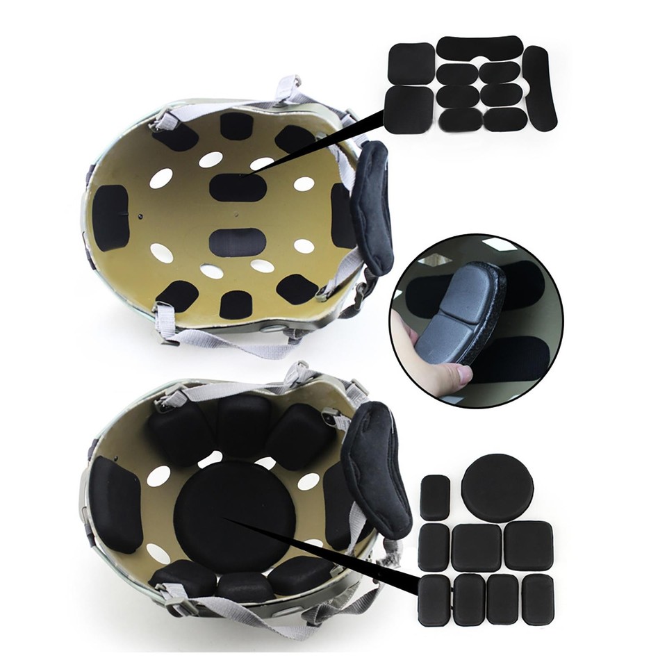 For FAST/ACH//MICH Helmet Soft Pads 19Pcs Helmet Replacement Foam ...