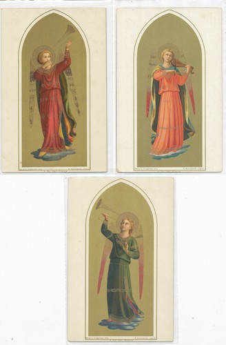 5 different Depictions of Blessed Angels - Italy -- Celestial / Herald ...