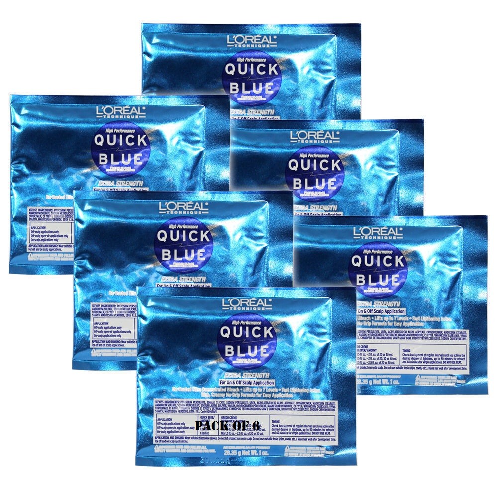 L'oreal Quick Blue Extra Strength Bleach Lightening Powder 1oz-Free ...