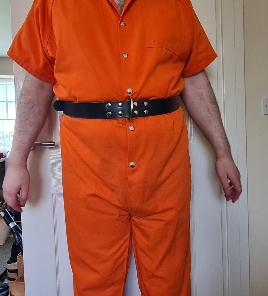 Prisoner Transport Belt For Handcuffs Inmate Jail Shackles Bondage BDSM ...