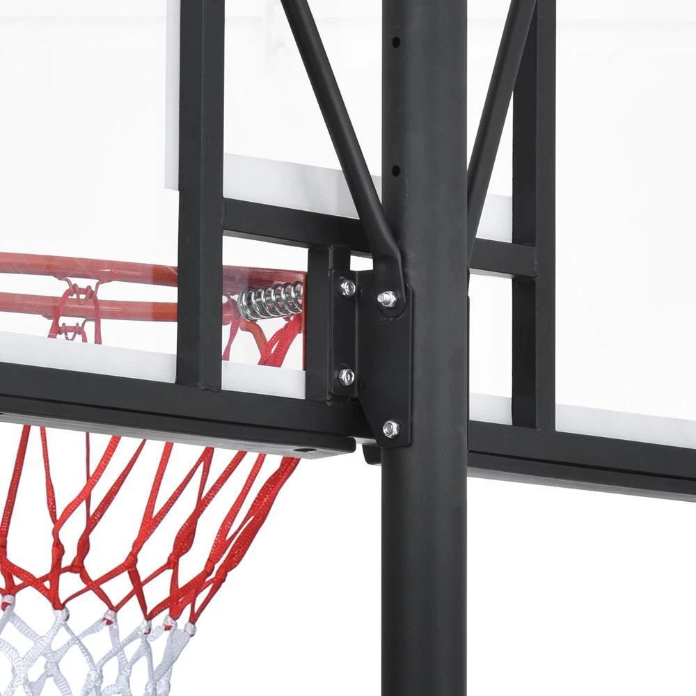 High Resolution Basketball And Net