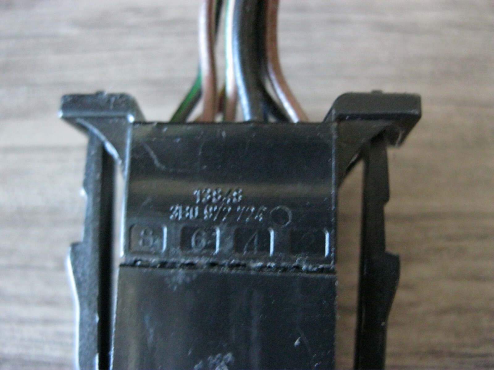 VW AUDI Tail Light Harness Pigtail Plug Connector 8 Port 8 Wire OEM 3B0 ...