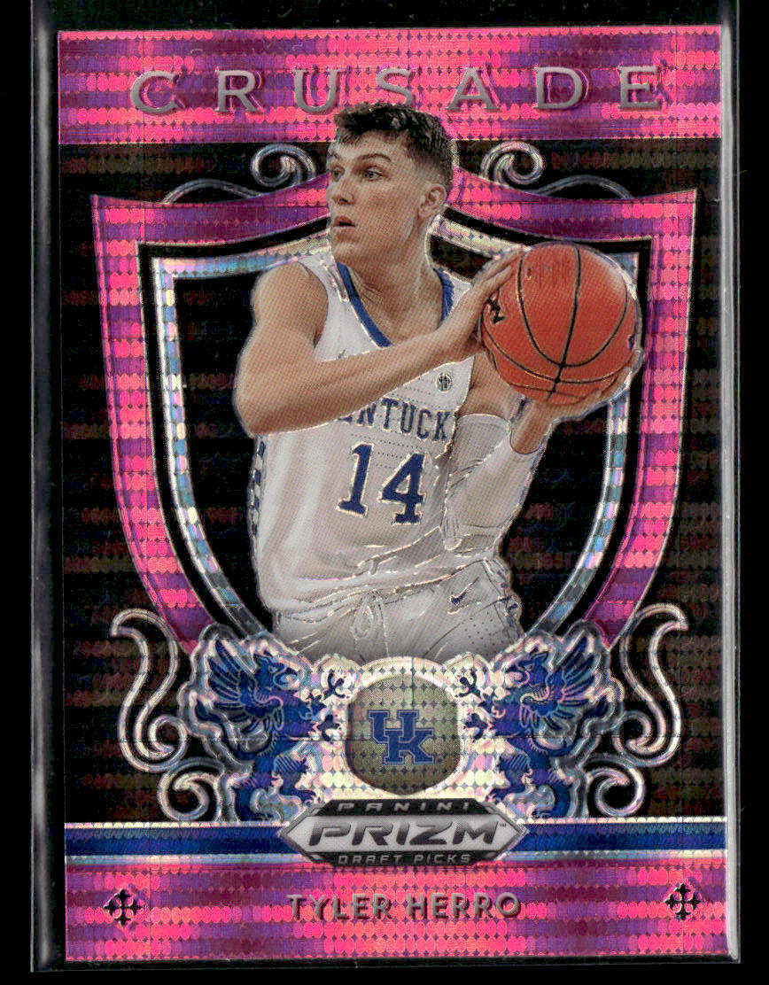2019-20 Panini Prizm Draft Picks Pink Ice #75 Tyler Herro | eBay