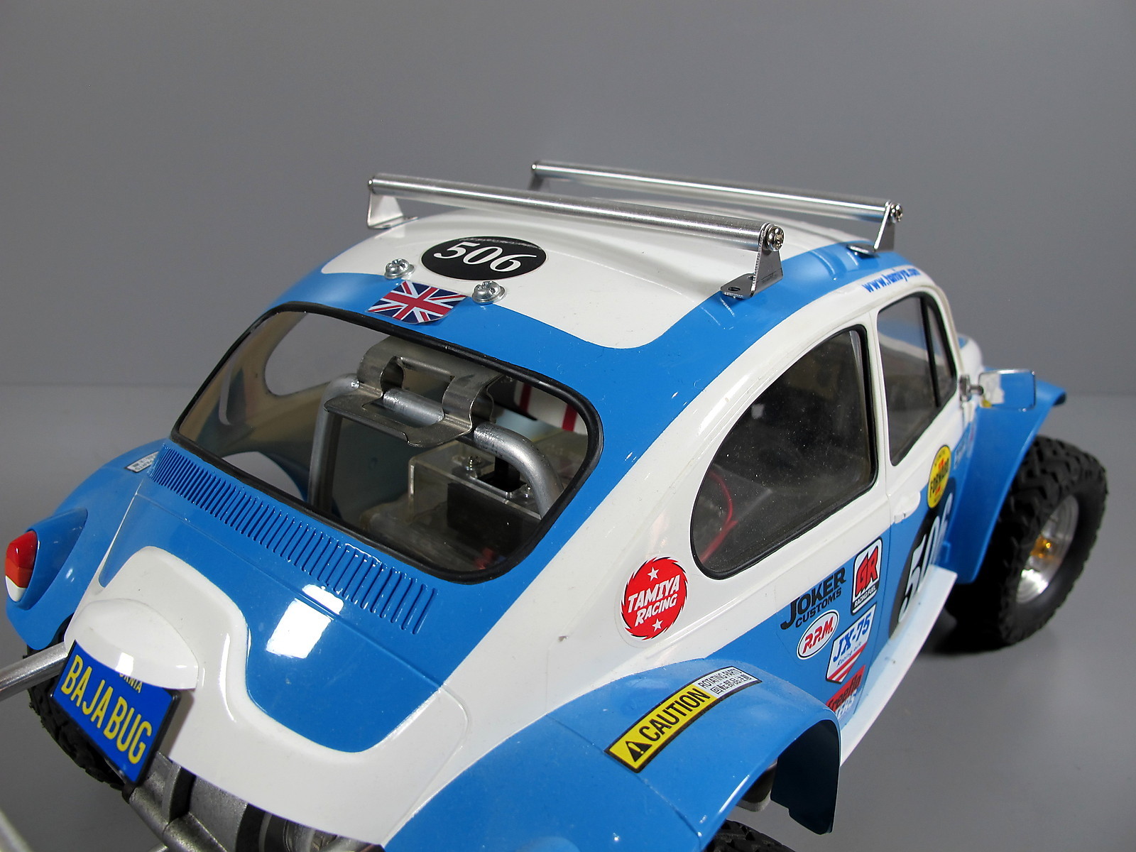 Pair Aluminum Roof Rack Bar for Tamiya 1/10 Sand Scorcher Beetle Bug ...