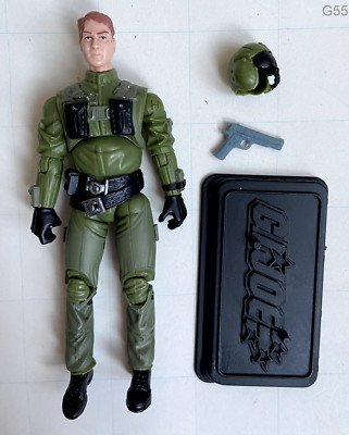2008 GI JOE CAPT. ACE v2 GI Joe Pilot 4" Action Figure with Stand ...