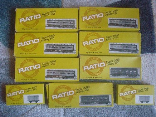 Ratio Model Coaches- Wagons Kits Unopened complete 9 IN TOTAL | eBay UK