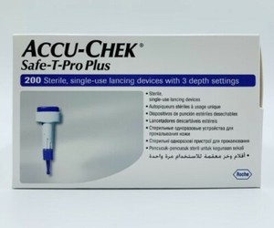 Accu-Chek Safe-T-Pro Plus 200 Single Use Lancing Devices 4015630056002 ...