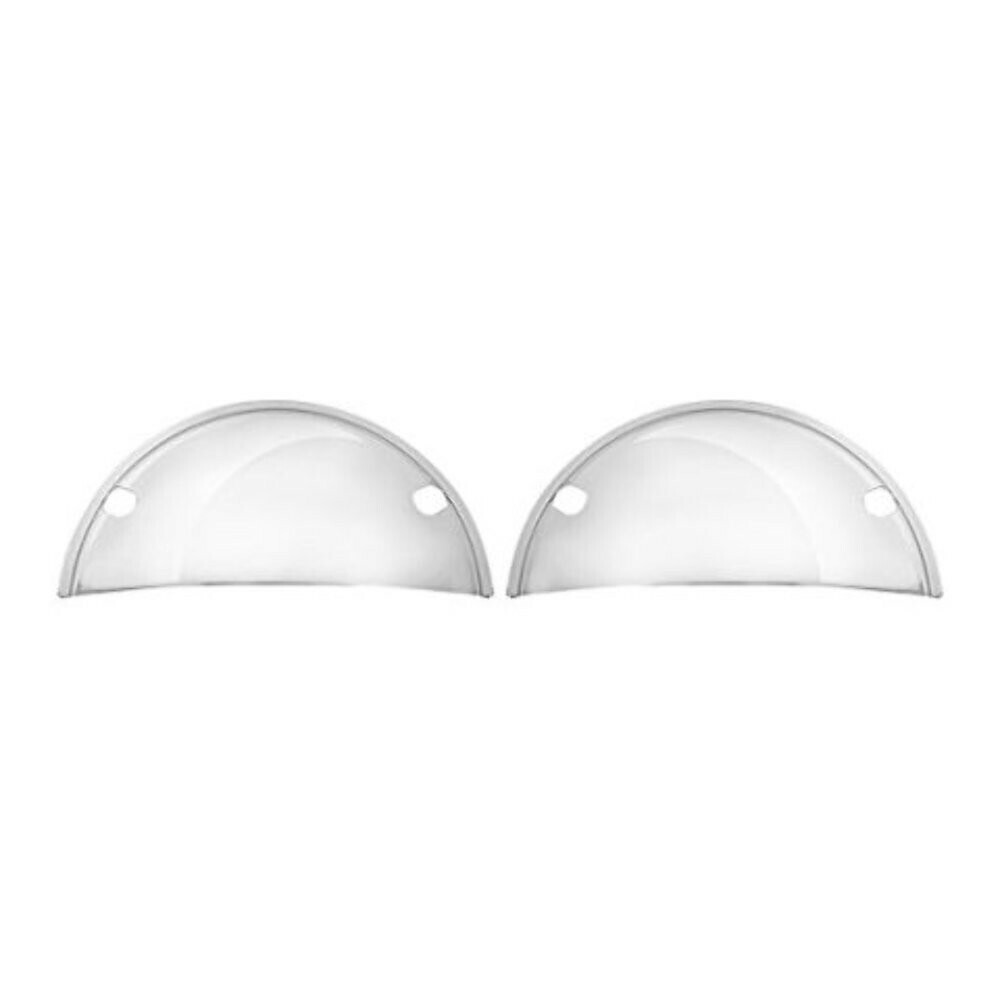 KNS Accessories 70520 Chrome 7" Half Moon Headlight Shield | eBay