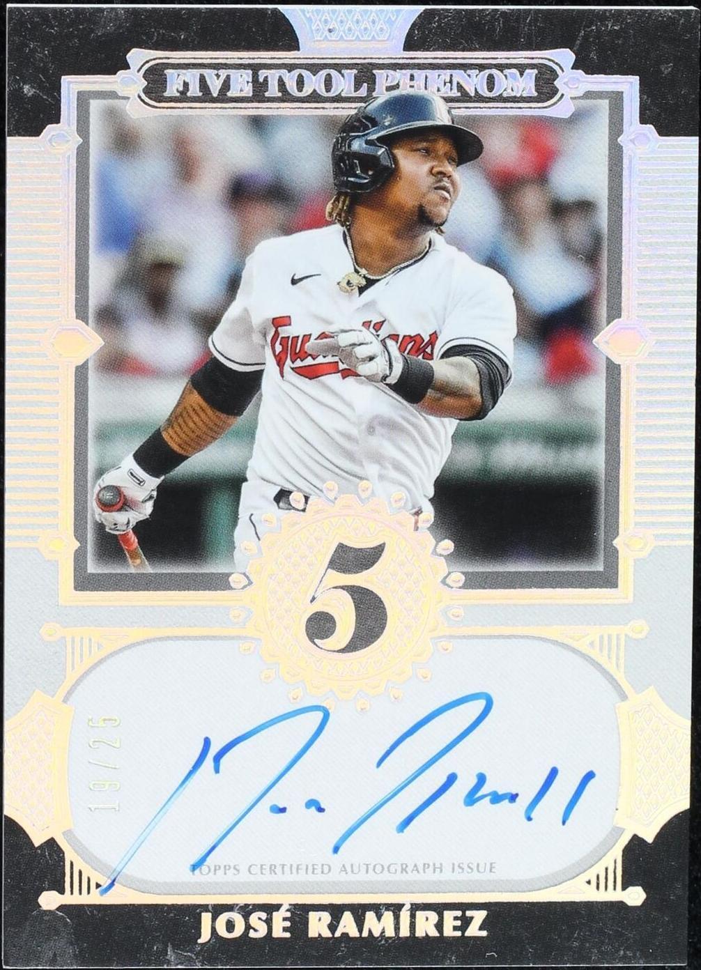 2023 Topps Five Star - Five Tool Phenom Autographs Jose Ramirez #FTP-JR ...