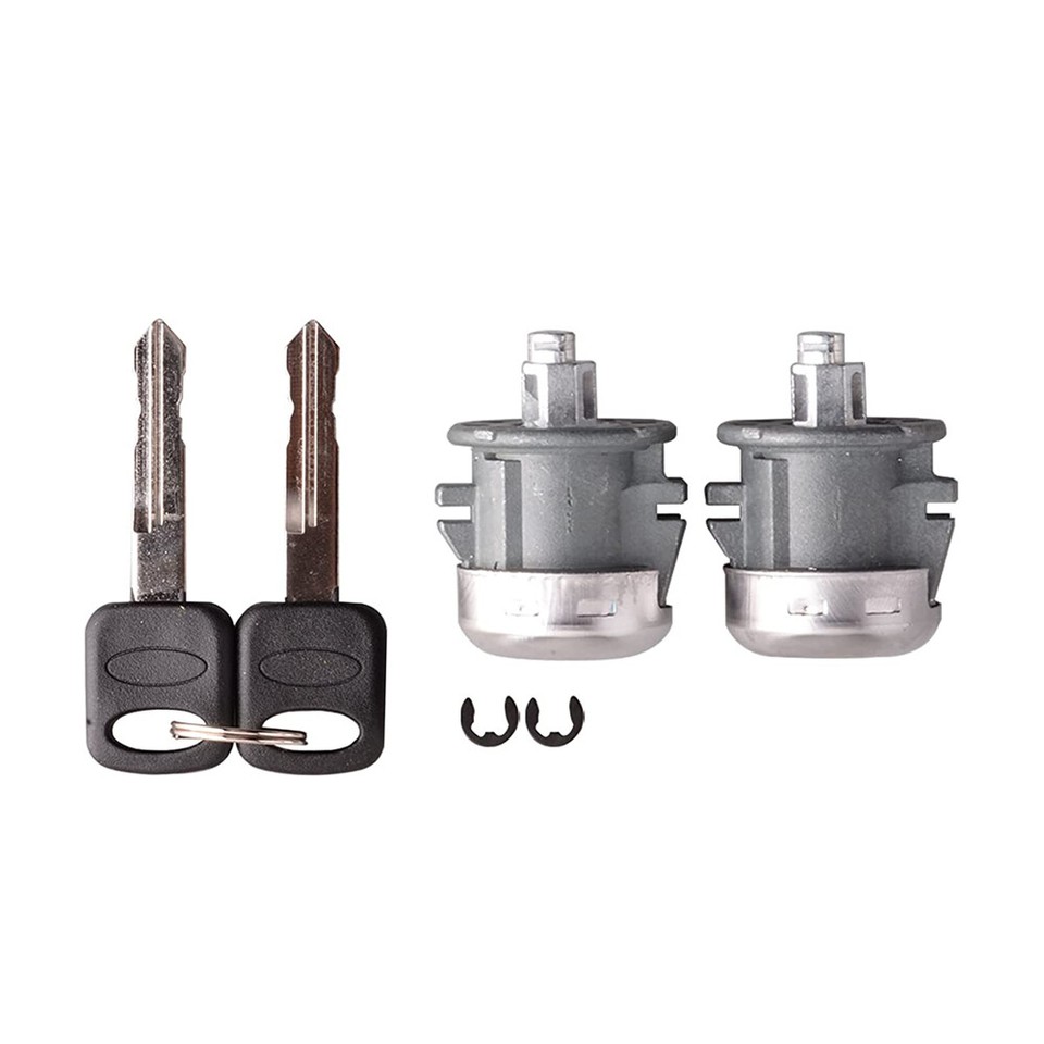Car 2Pcs Door Lock Cylinder w/Key for Lincoln Navigator 1998-14 Mark LT ...