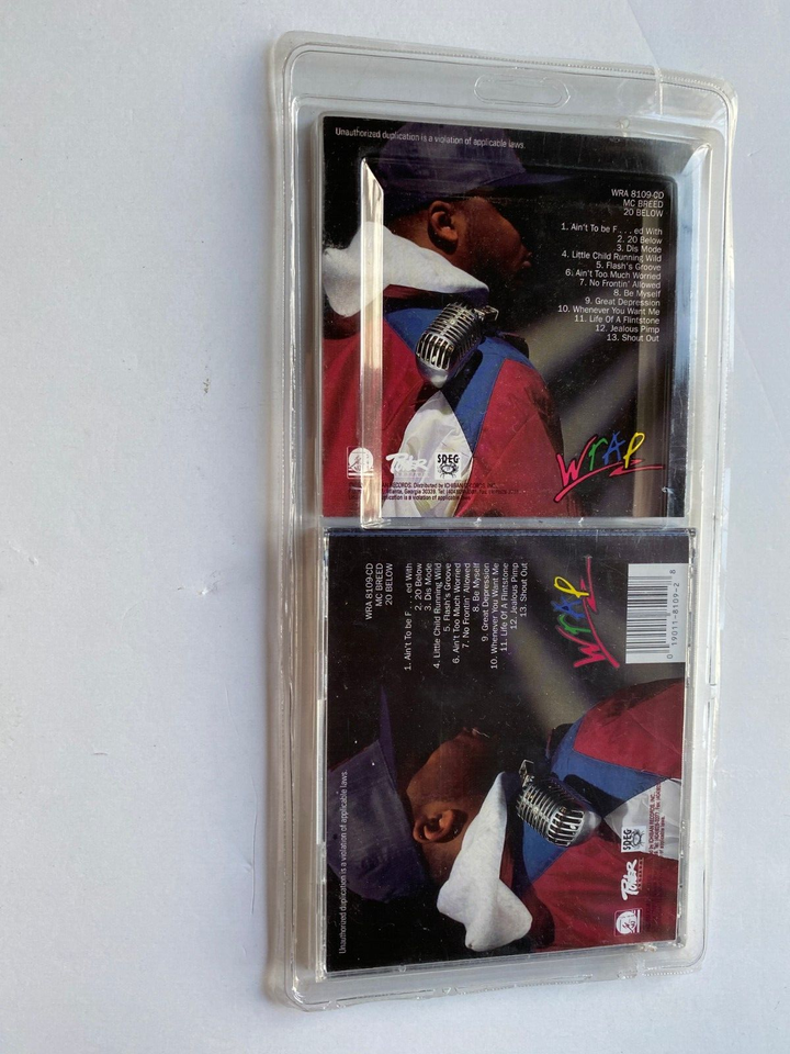 MC Breed ~ 20 BELOW ~ cd 1992 NEW LONGBOX (long box.1ST PRESS) PRE-2pac ...