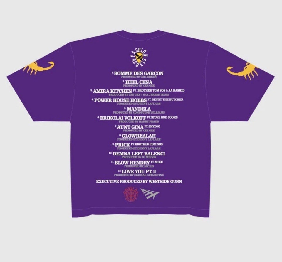 HEELS HAVE EYES 2 Westside Gunn 4th Rope Virgil WWE Lakers TShirt ...