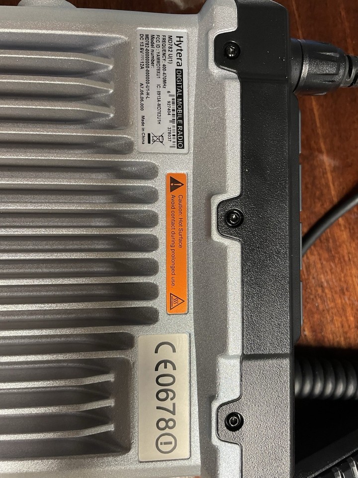 Hytera MD782 U(1) Police In Car Radio (New) | eBay