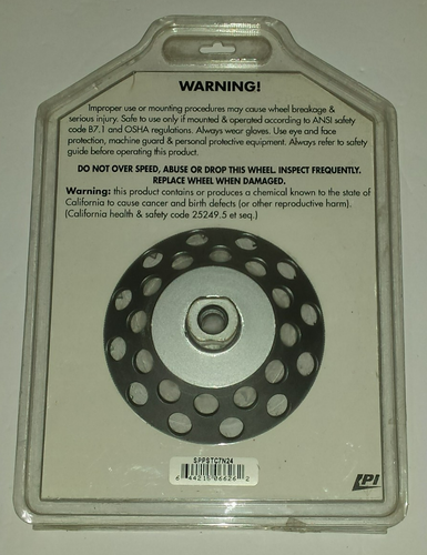 SPPSTC7N24 7-Inch Segmented Turbo Diamond Cup Wheel with 24 Segments 7/ ...