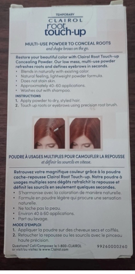 RARE Clairol Temporary Root Touch Up Red Instant Color NEW SEALED | eBay