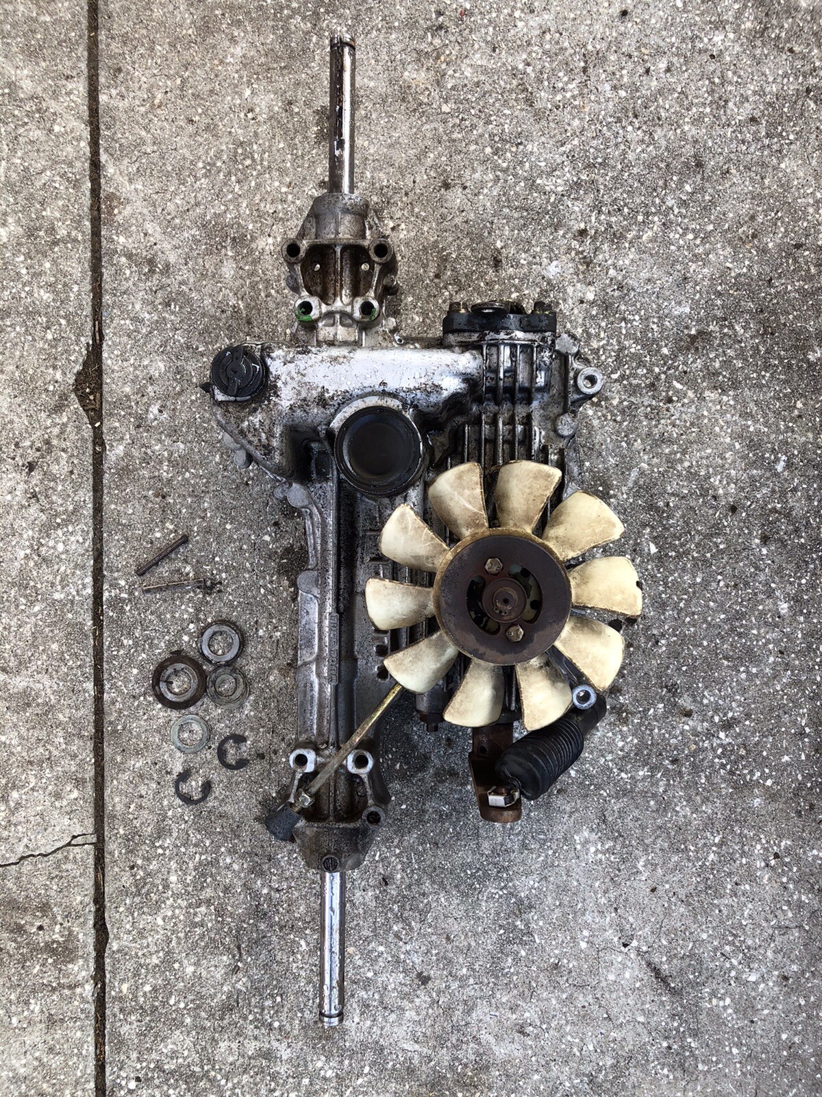 John Deere LT166 LT155 Lawn Mower Tractor TuffTorq K51B Hydro Drive ...