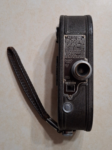 Keystone 8mm Movie Camera Model K-8 Vintage RUNS! Made in USA w/ Strap ...
