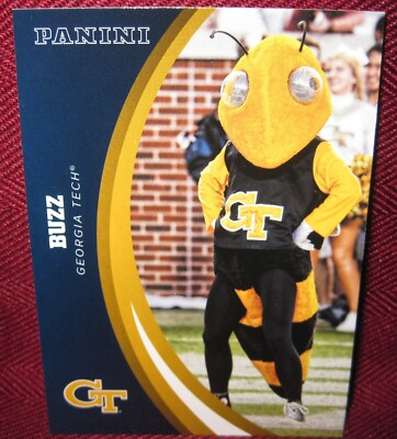 2016 PANINI GEORGIA TECH YELLOW JACKETS #1 BUZZ MASCOT | eBay